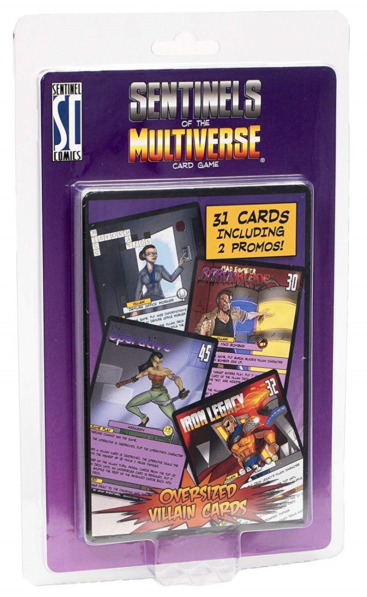 Sentinels of the Multiverse: Oversized Villain Character Cards, 10,37