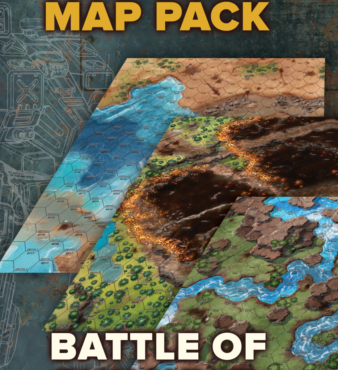 BattleTech: Map Pack Battle for Tukayyid, 23,45