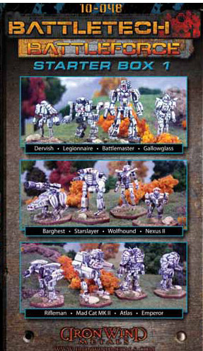 BattleTech Miniatures: Battle Force Scale Starter Box 1 (12) - Dragon ...