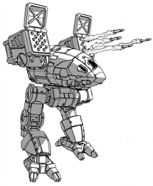 BattleTech Miniatures: Catapult CTLP-C1/K2 Mech 65 Tons - TRO Success ...