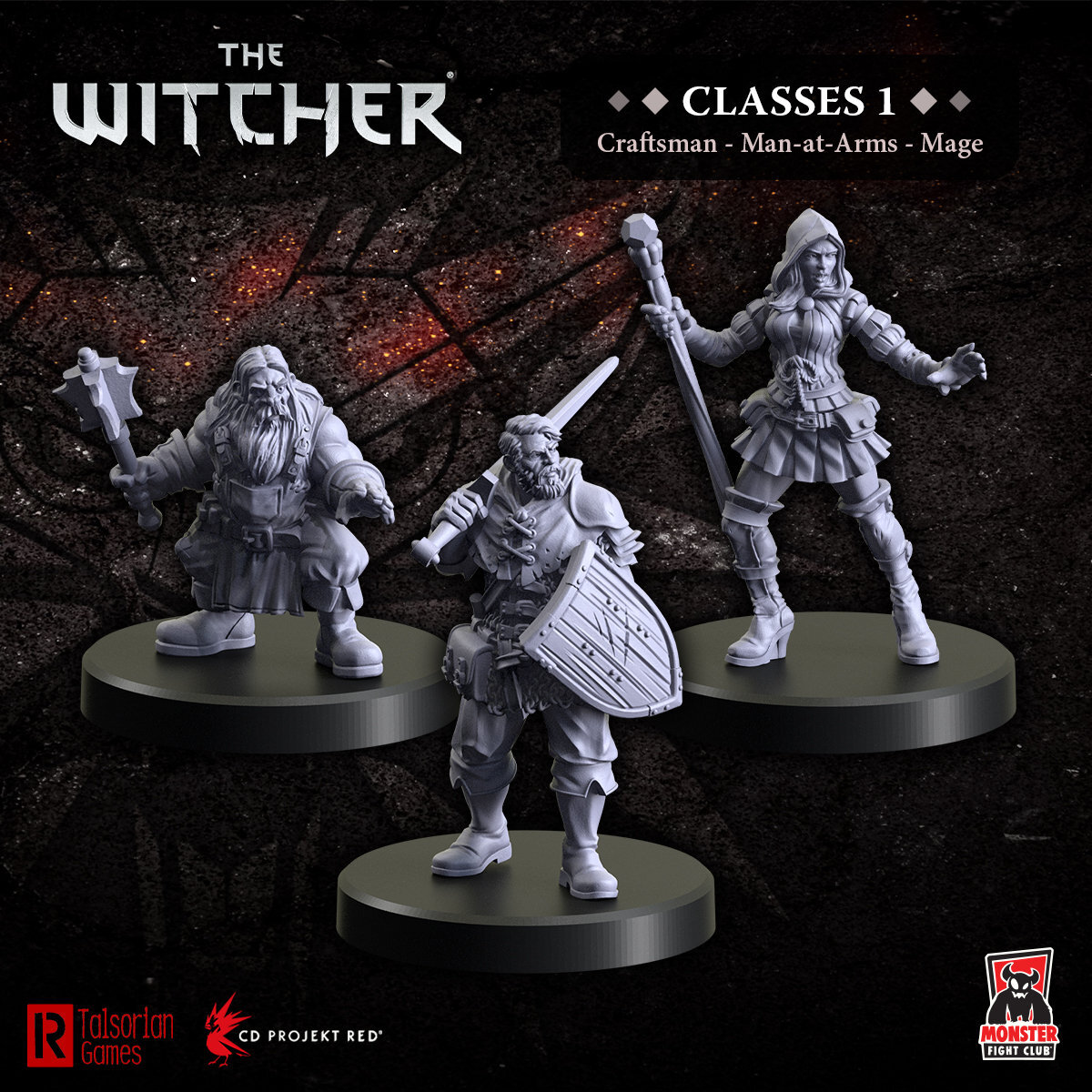 Witcher RPG: Classes 1 - Craftsman Man-at-Arms Mage, 15,87