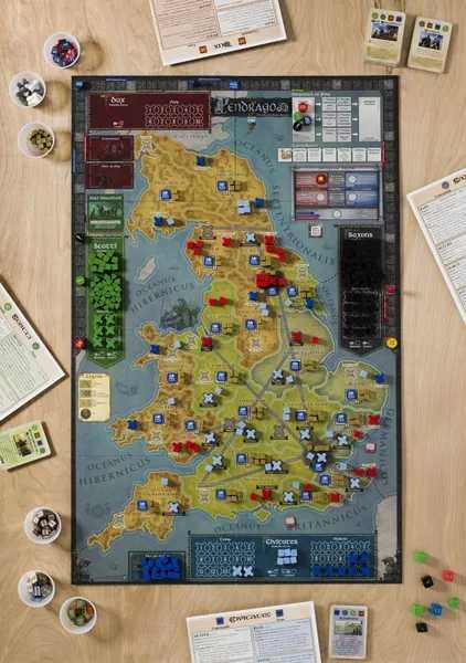 Pendragon: The Fall of Roman Britain: Mounted Map Set, 16,21