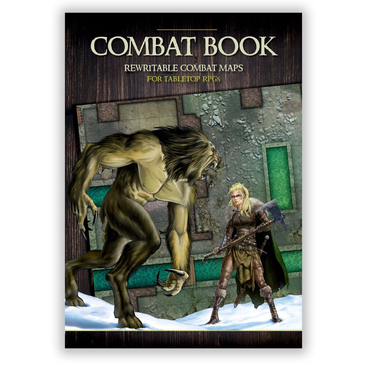 Combat Book 1 - Fantasy Rewritable Combat Maps for Tabletop RPGs, 36,84